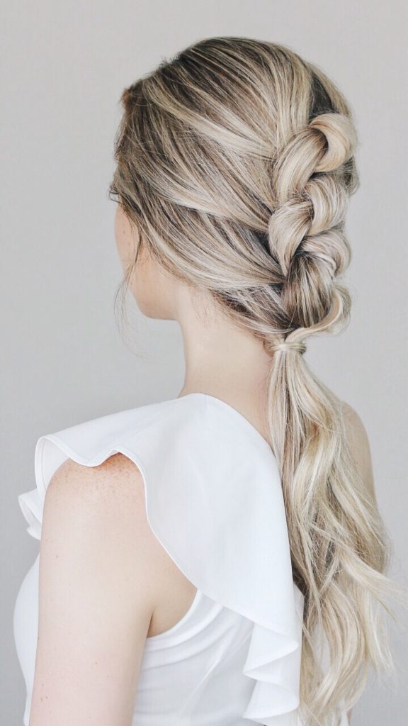 Easy Knotted Updo Tutorial