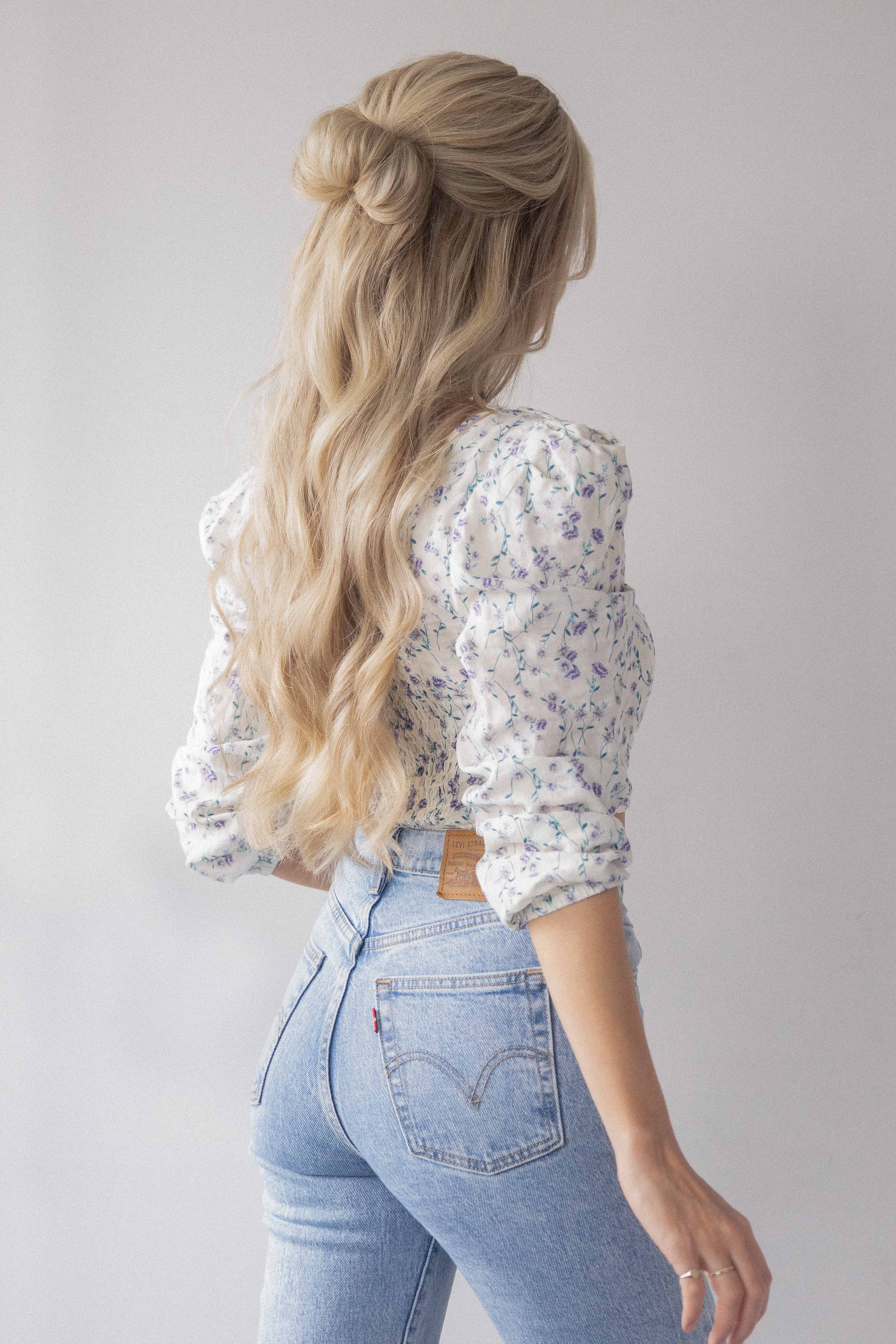 Halfup Halfdown Hairstyle - Alex Gaboury