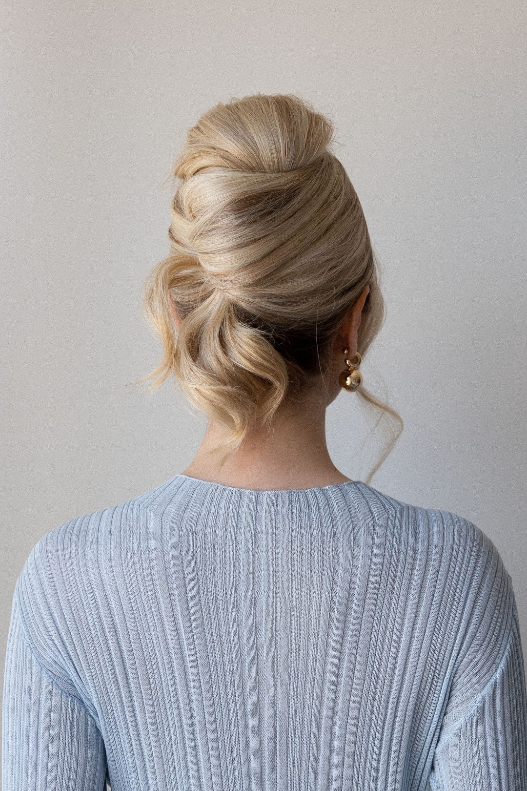 Easy Updo Hairstyle for Long Hair - Wedding, Bridal, Prom, Homecoming