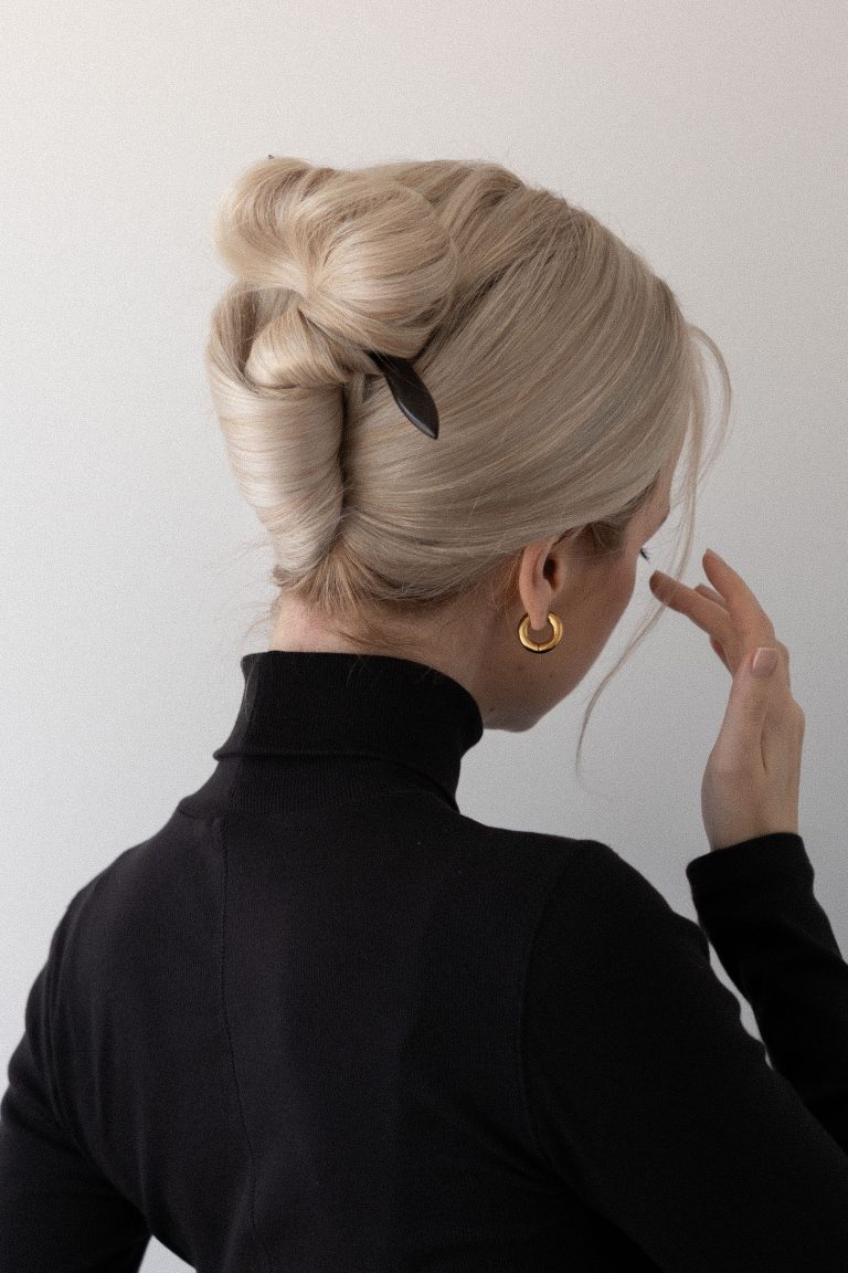 French twist hair stick hairstyle + tutorial - Alex Gaboury