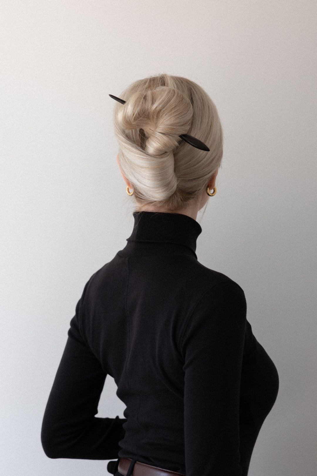 French twist hair stick hairstyle + tutorial - Alex Gaboury