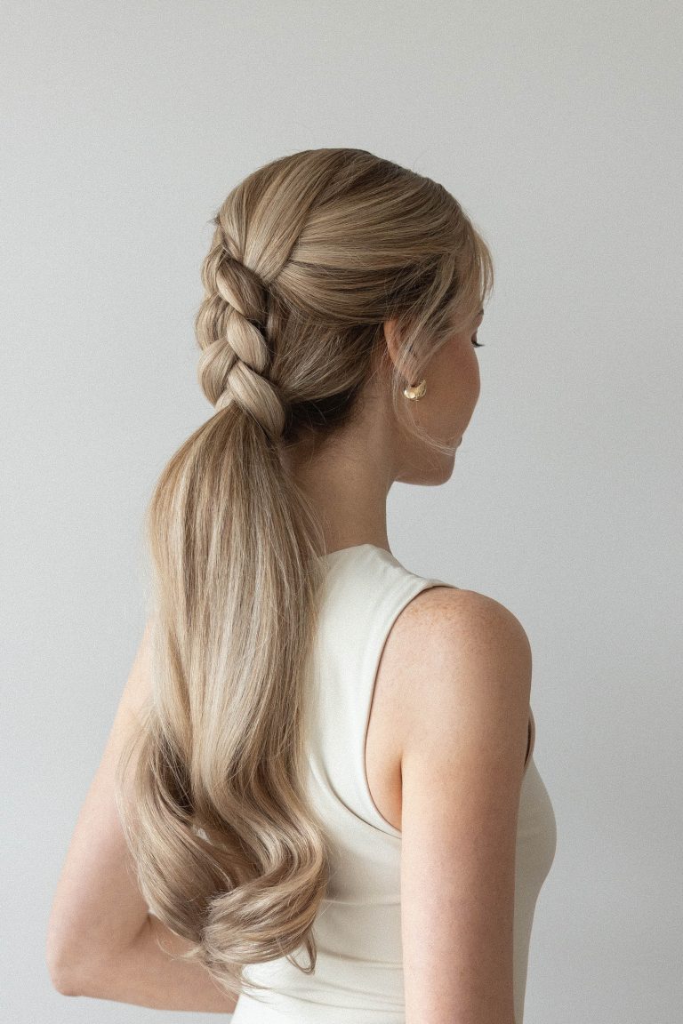 3 Easy Spring Hairstyles ️ Braided Ponytails for Medium to Long Hair